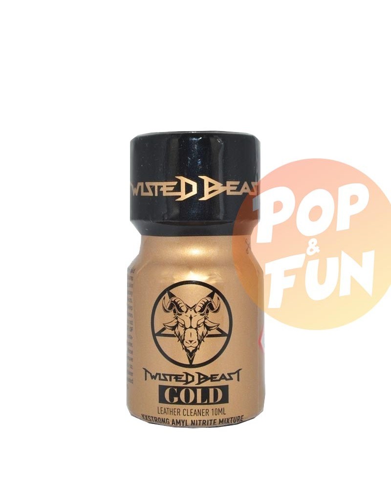 Poppers Twisted Beast Gold 10ml Amyle sur Pop & Fun
