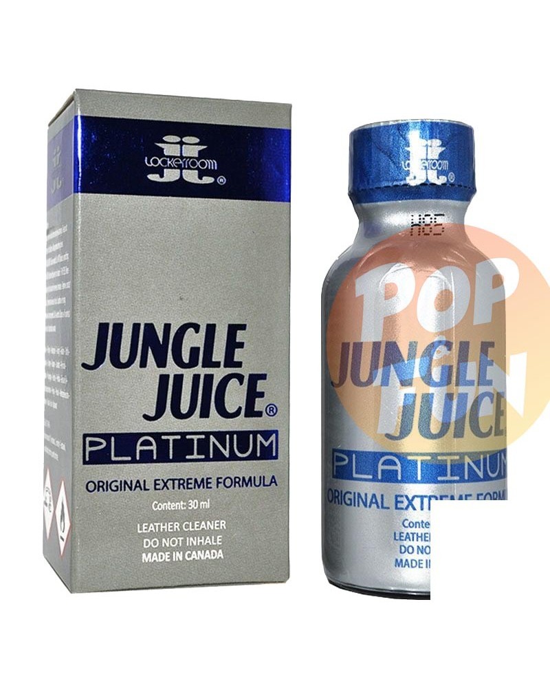 Poppers Jungle Juice Platinum Extreme Lockerroom 30ml sur Pop & Fun